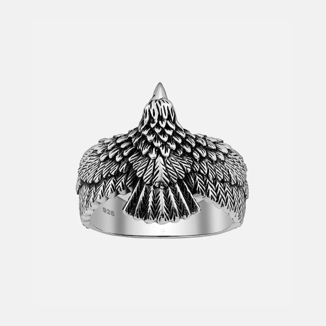 Sterling Silver Hawk Ring – AMALILY